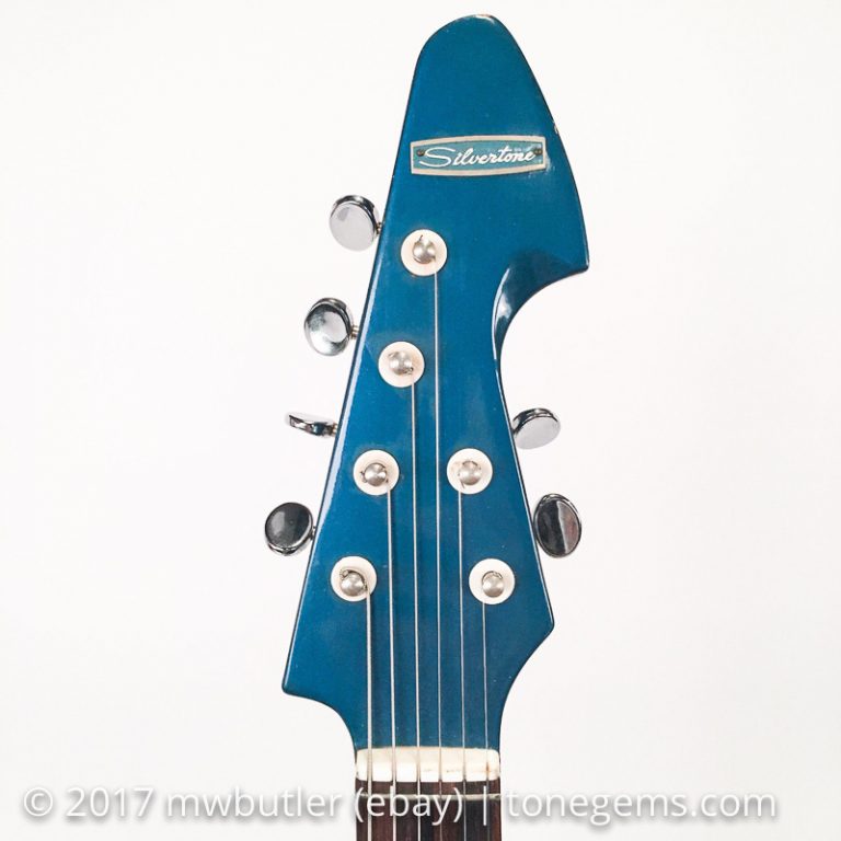 Silvertone 1437 Shark Fin Electric Guitar - Tone Gems