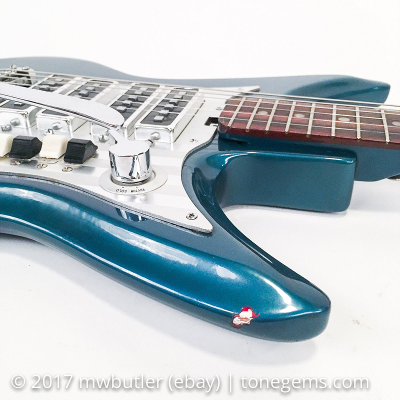 Silvertone 1437 Shark Fin Electric Guitar - Tone Gems